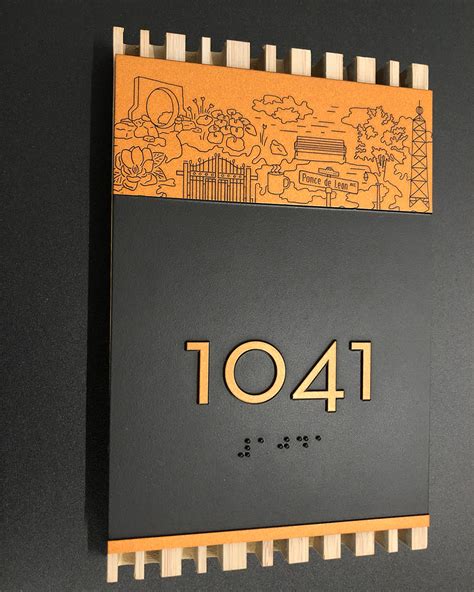 Unit Sign Web Architectural Signage Experiential Graphics