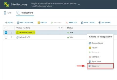Vsphere Replication 8 X Failover Pt 2 • Nolabnoparty