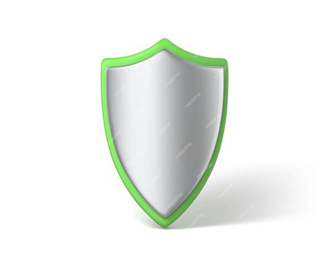 Premium Vector 3d Render Shield Isolated On White Background Concept Of Secure Protection