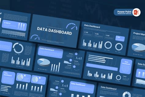 Data Dashboard PowerPoint Template Graphic By Qrdesignstd Creative Fabrica