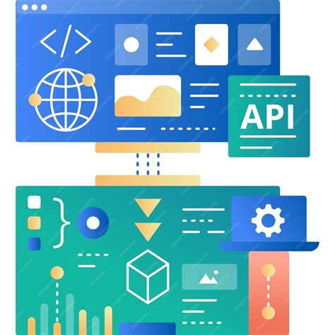Premium Vector Api Modeling Icon Vector Web Interface Development