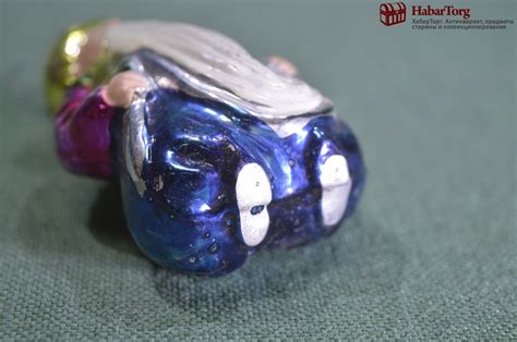 Купить Елочная игрушка Волшебник Черномор султан Стекло СССР в интернет аукционе Habartorg