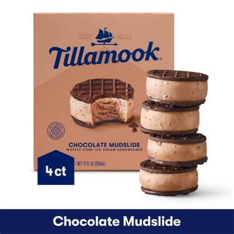 Tillamook® Chocolate Mudslide Ice Cream Sandwiches 4 Ct Kroger