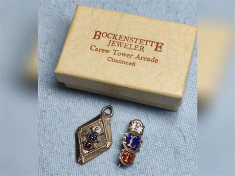 Odd Fellows Small Pendant And Oddfellows Pin And A Bockenstette Jewelry Box Northern Kentucky