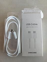 Samsung Original Type C To C Cable Feet Meter Compatible With Smartphone White