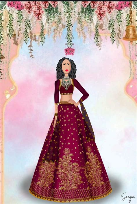 Sanya Bhatia On Linkedin Illustration Artist Freelancing Lehenga Freelancing Viral