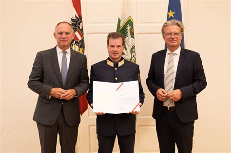 Landespolizeidirektion Gerald Ortner Als Landespolizeidirektor