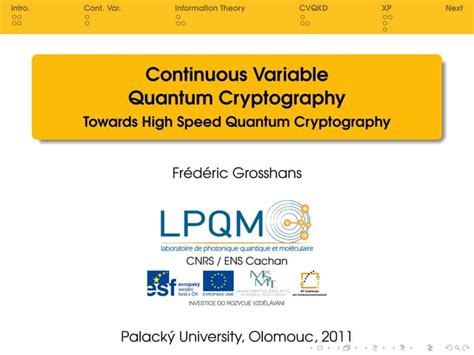 Continuous Variables Quantum Cryptography Pdf