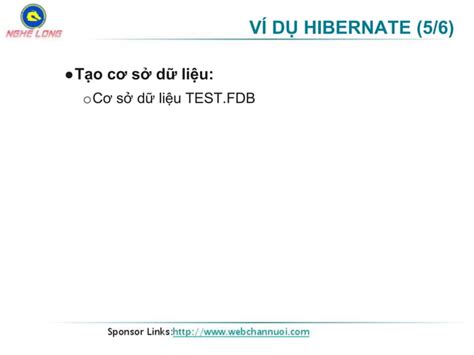 Introduction To Hibernate Framework Ppt
