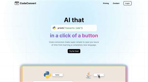 Codeconvert Ai Ai Coding Ai Tool Aitoolseek