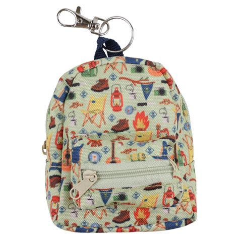 Cub Scouts Mini Backpack Keychain Multicolor Pink Scouting America