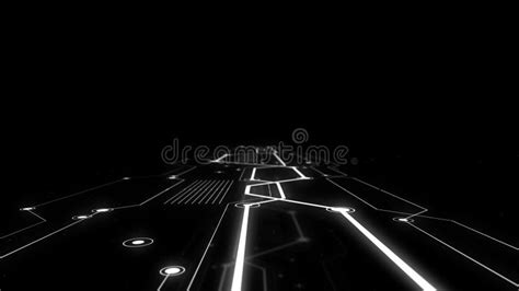 Led Panel Displaying Blocks Chain Binary Code Or Computer Language Matrix On Digital Dark