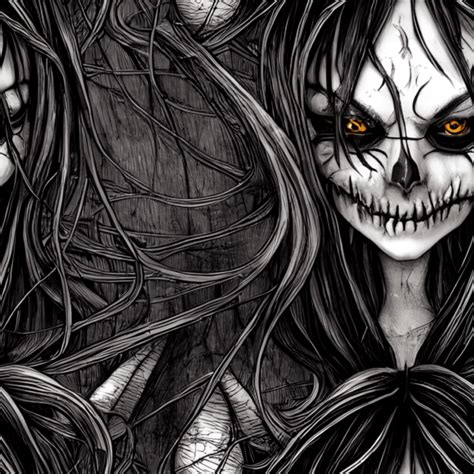 Creepy Anime Face