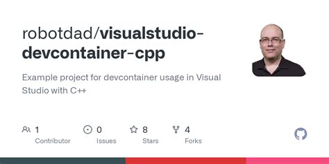Github Robotdad Visualstudio Devcontainer Cpp Example Project For Devcontainer Usage In