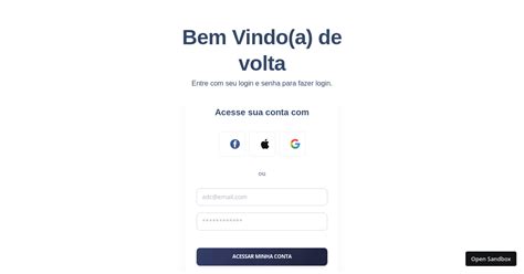 Authentication Frontend Codesandbox