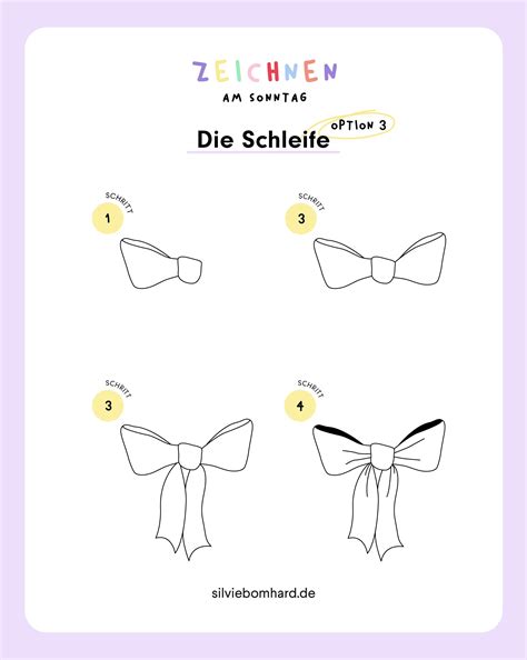 Ganz Einfach Eine Schleife Zeichnen — Silvie Bomhard