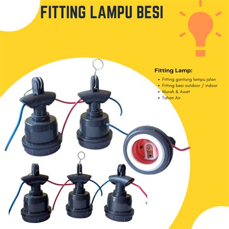 Jual Fitting Lampu Besi Fitting Gantung Keramik Untuk Menggantung Lampu Piting Shopee Indonesia