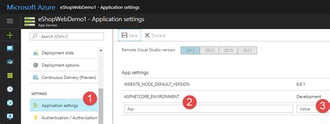 A Deploying To Azure App Service From Visual Studio Dotnet Architecture EShopOnWeb Wiki