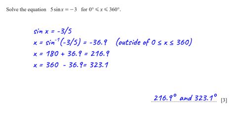 Trigonometry Past Paper Questions For Igcse Cambridge 0580
