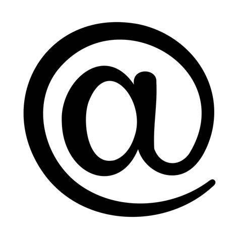 At Symbol At Email Symbol Internet Online Communication 55157161