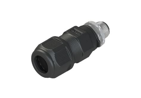 방수 Ip66 ~ 68 M12 T 코드 2핀 수형 현장 부착형 커넥터 T12p M102sa Holin