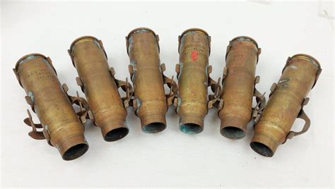 20mm Aa Shell Casings String Of 6 Sally Antiques