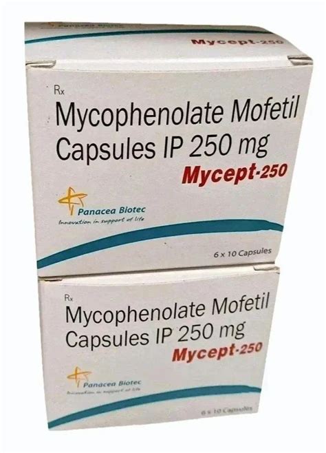 250mg Mycophenolate Mofetil Capsules At ₹ 300strip Kamptee Nagpur