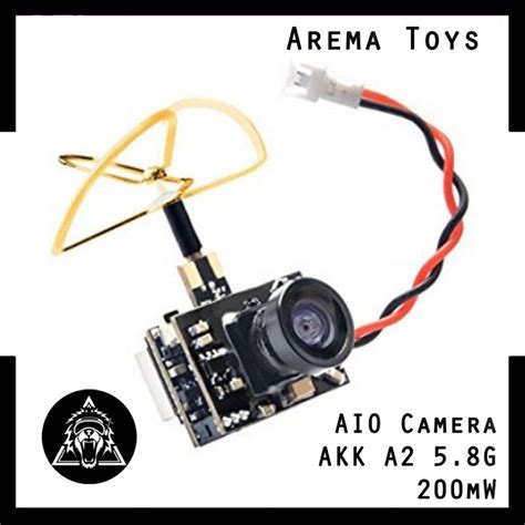 Jual Akk A2 5 8g 40ch 600tvl 200mw Micro Camera Aio Vtx Video Transmitter Shopee Indonesia