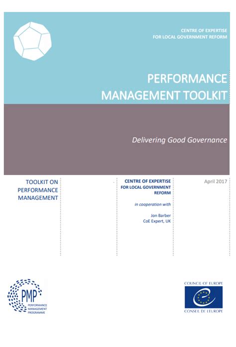Performance Management Toolkit Delivering Good Governance — Transitions Of Power