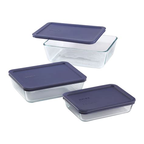 Purchase Pyrex Rectangle Dish 6 Piece Set 6004023 Online At Special Price In Pakistan Naheed Pk