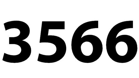 Zahl 3566