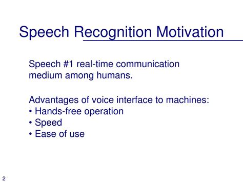 Ppt Biologically Inspired Noise Robust Speech Recognition For Both Man And Machine Powerpoint