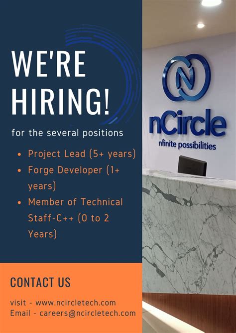 Ncircle Tech On Linkedin Hiring Recruitment Recruitment2022 Recruiting Job Jobs Hirings