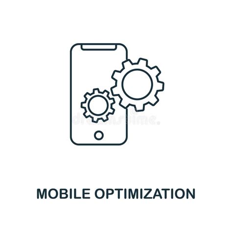 Mobile Optimization Creative Icon Simple Element Illustration Mobile