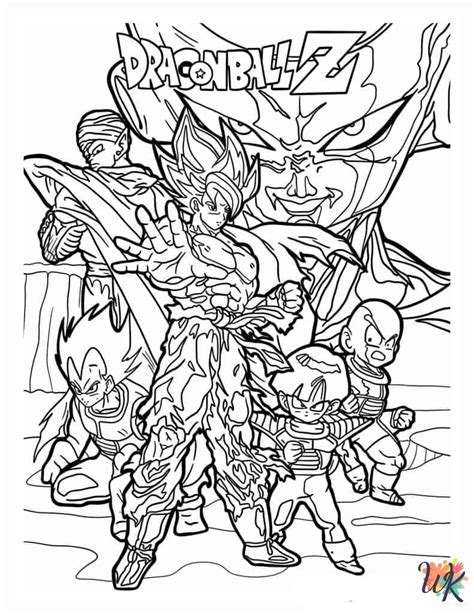 Coloring Pages Dragon Ball Z Printable