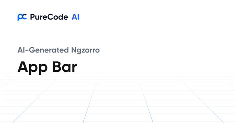 build great ngzorro app bar components faster using ai tools