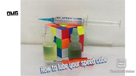 HOW TO LUBE YOUR SPEEDCUBE YouTube