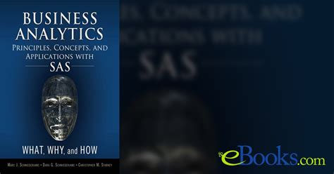 Business Analytics Principles Concepts And Applications With Sas