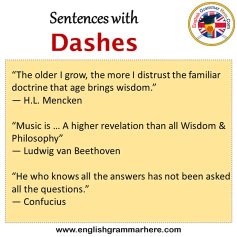 Sentences With Dashes Dashes In A Sentence In English Sentences For Dashes English Grammar Here