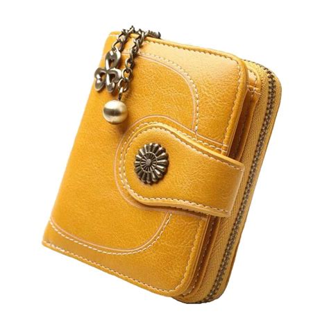 Coopay Monedero Pequeño Compacto Mini Billetera De Cuero Pu Para Mujer