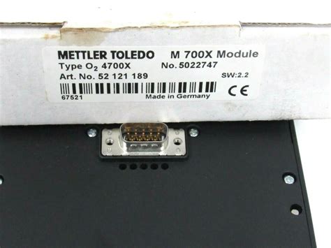 New Mettler Toledo M 700x Module Type O2 4700 X 52 121 189 M700x Sb