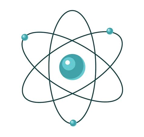 Premium Vector Atomic Structure Atom With Orbit
