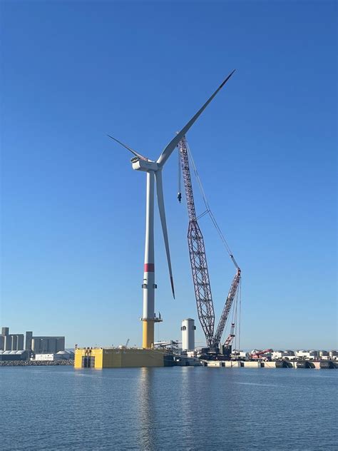 Crrc Installs Worlds Largest Floating Offshore Wind Turbine In China Offshore Wind
