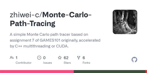 Github Zhiwei Cmonte Carlo Path Tracing A Simple Monte Carlo Path