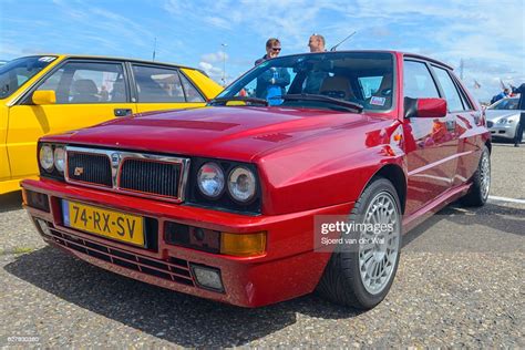 Lancia Delta Hf Integrale Four Door 1980s Hatchback High Res Stock