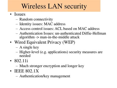 PPT Ch Wireless Security PowerPoint Presentation Free Download ID