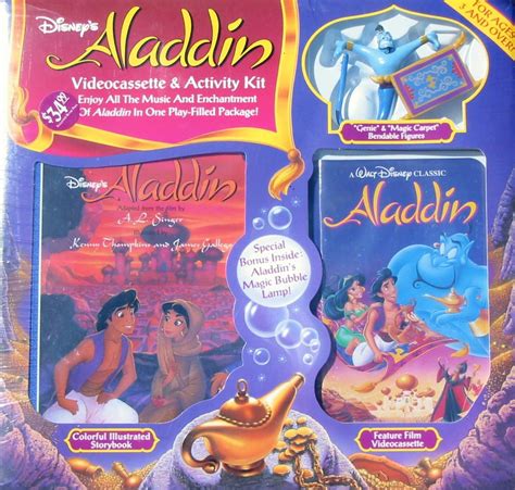 Disneys Aladdin Videocassette And Activity Kit Movies And Tv