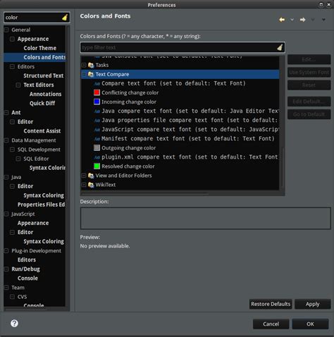 Eclipse Diff Color Stack Overflow