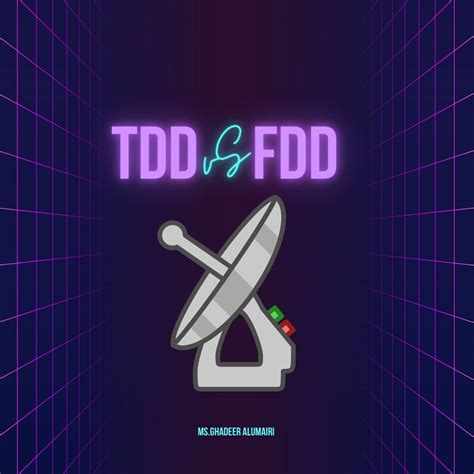 Tdd Vs Fdd • Tdd Time Division Duplex Uses The Same Frequency For