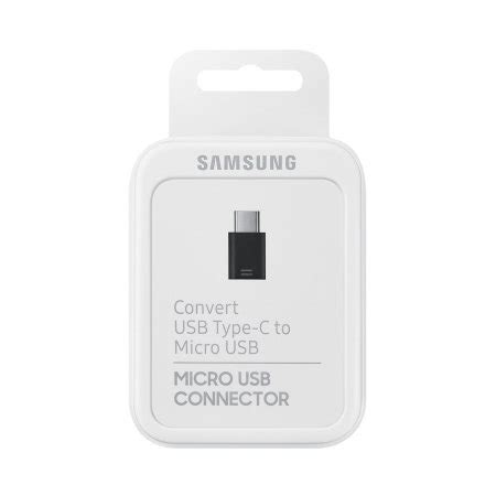 Official Samsung Micro Usb To Usb C Adapter Black